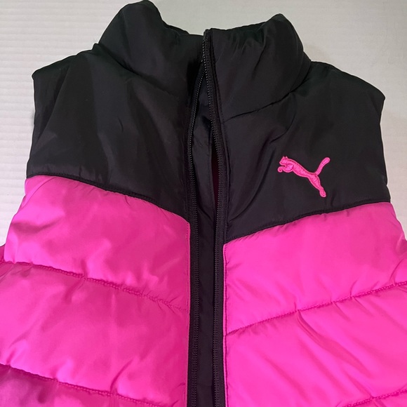 Puma | Jackets & Coats | Puma Vest For Little Girls 12 Blackpink | Poshmark